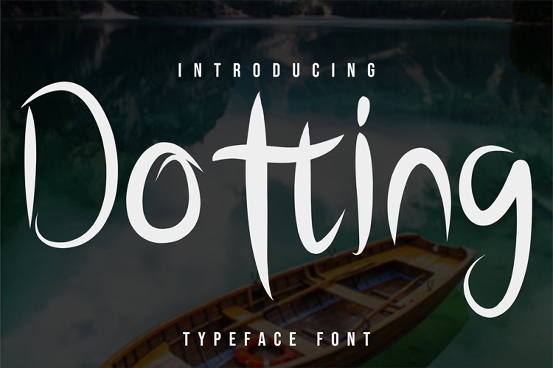 Dotting, a Script Font by edcreative