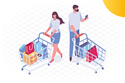 300+ Isometric People vector set, a Person Illustration by Vector_Art