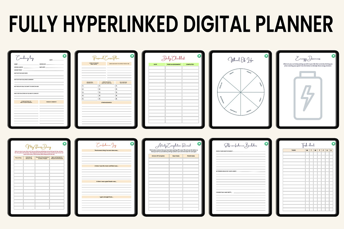 2026 Digital Strategic Life Planning, a Stationery Template by Designmela01