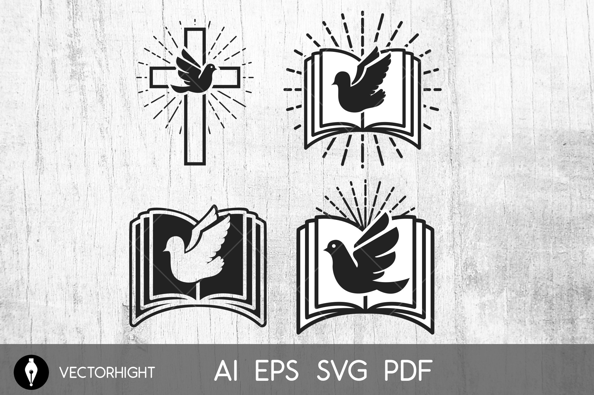 Religious community. Emblem template, an Object Graphic by Vectorhight