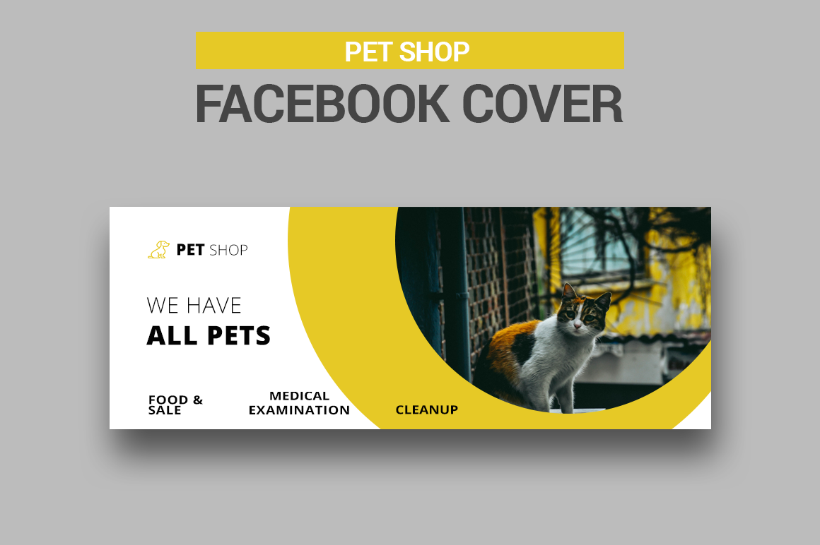 Pet Shop - Facebook Cover, a Social Media Template by Creatricks