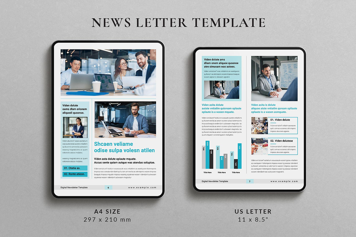 Digital Newsletter Template Design, a Brochure Template by TemplatesForest
