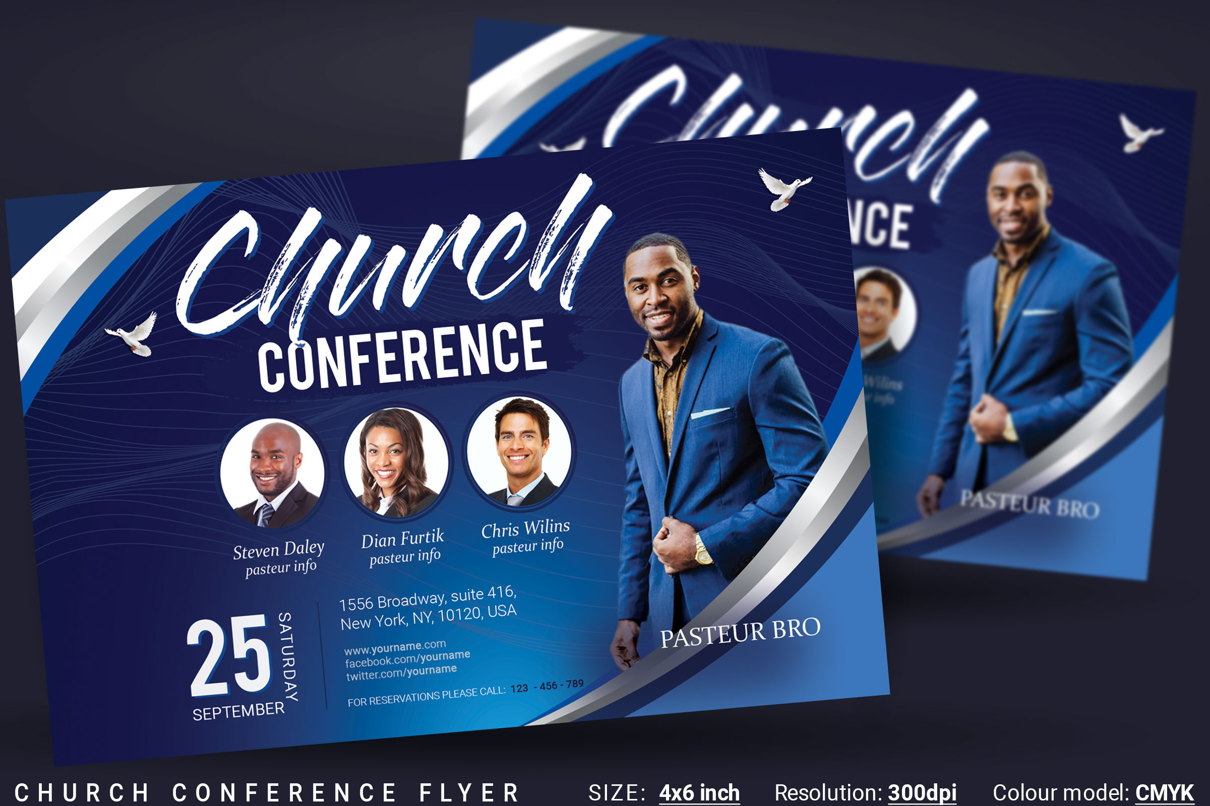 Church Conference Flyer, a Flyer Template by Artolus