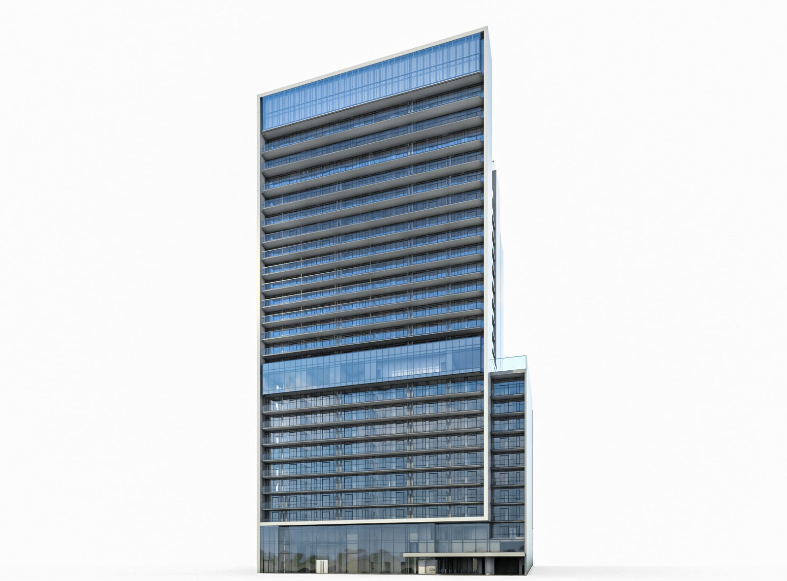 High-rise Commercial Building, an Architecture 3D Model by monogroup