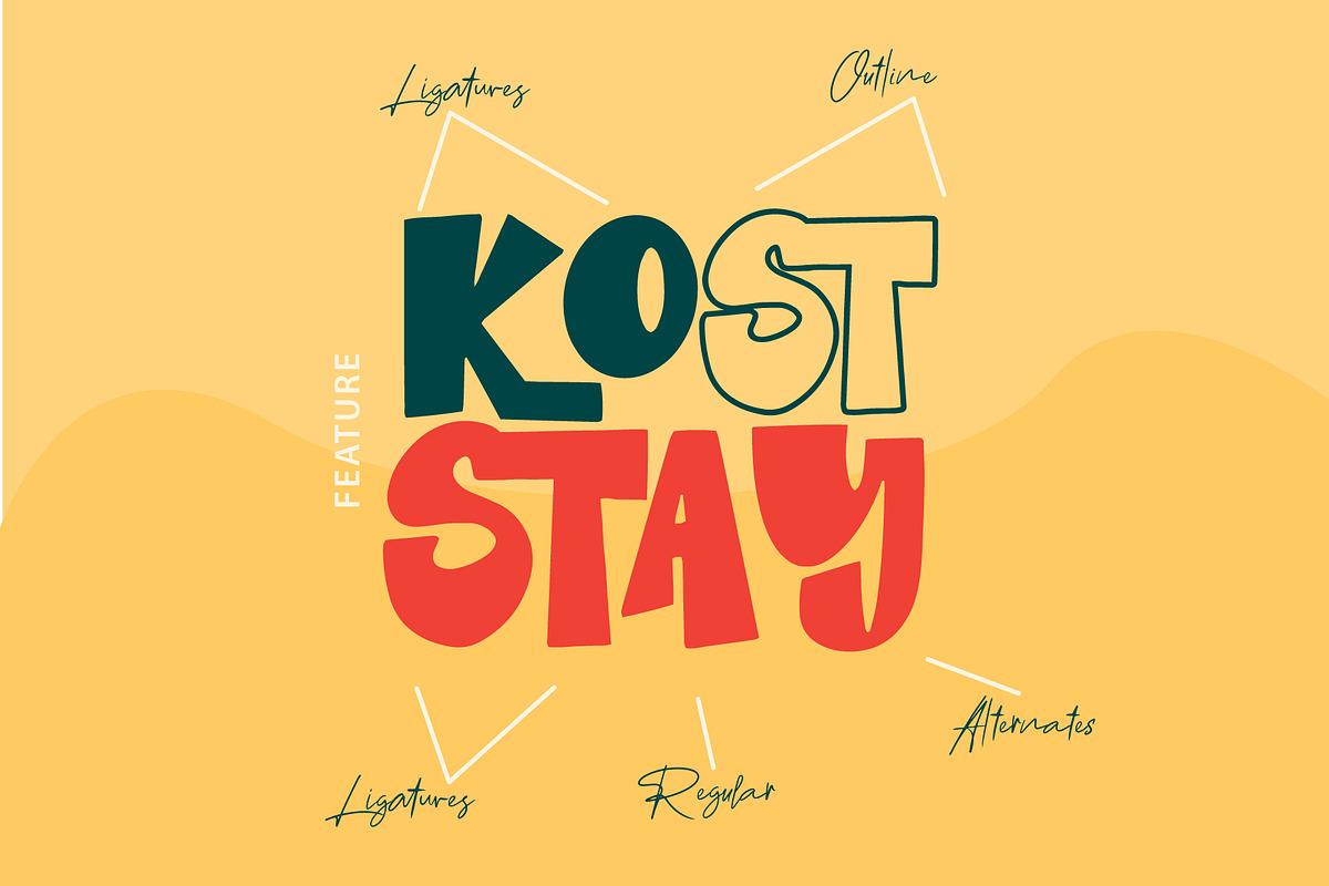 Beat Word | A BOLD fun Display, a Slab Serif Font by D&K Project