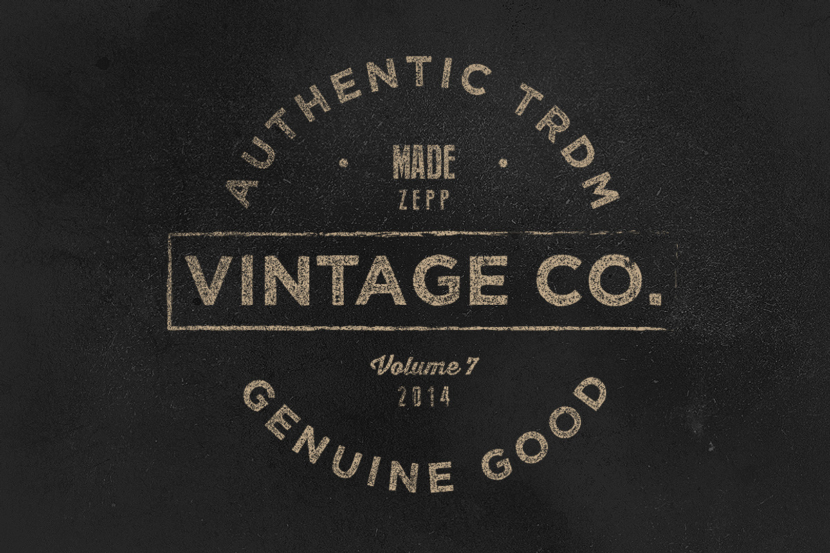 Vintage Labels & Logos Vol.7, a Branding & Logo Template by Graphicdome