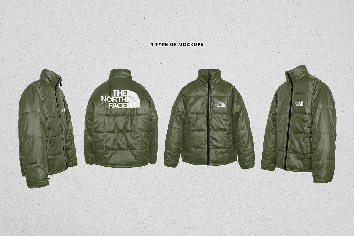 Realistic Puffer Jacket Mockup, a Hoody Mockup by Uncentrifuged Pressure