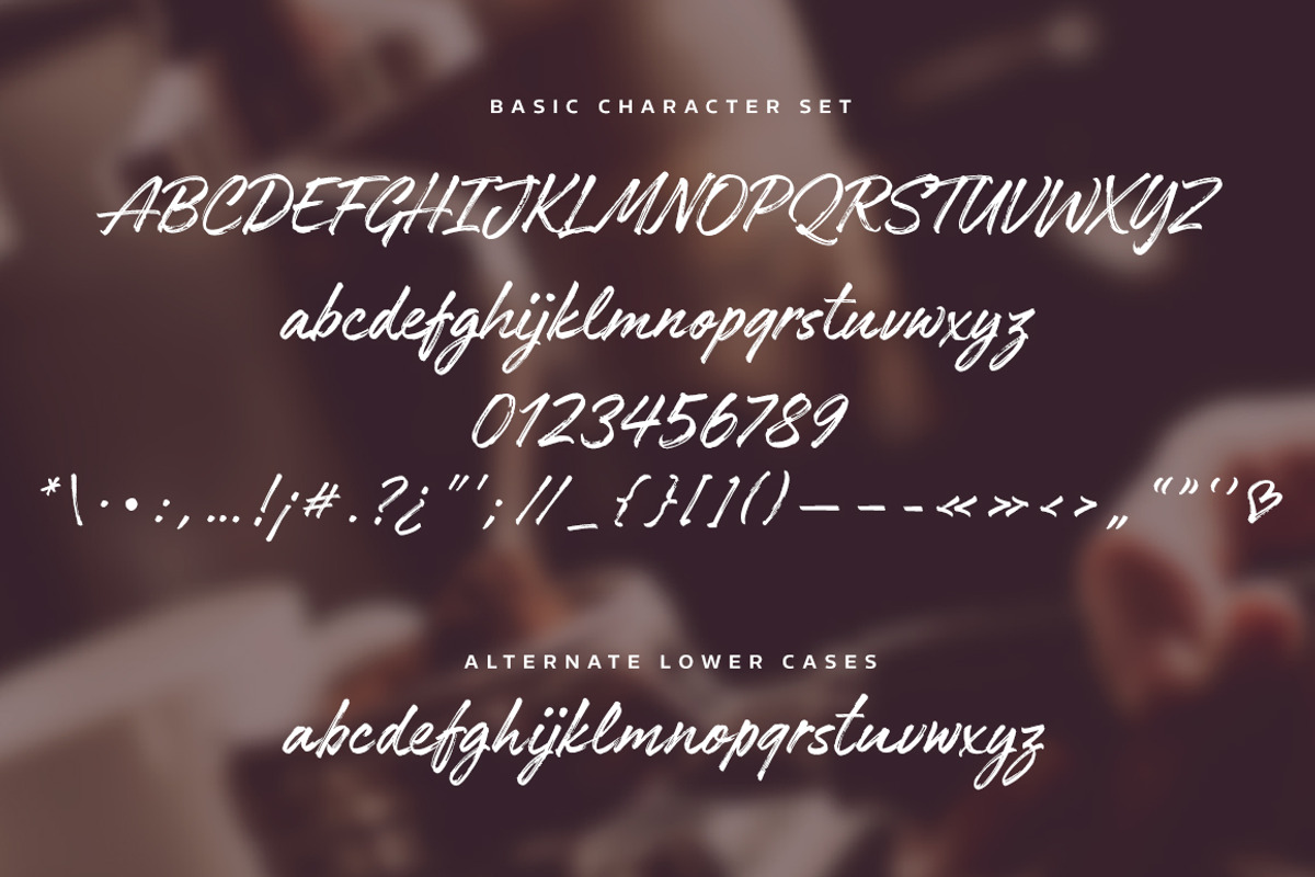 Authenia Textured, a Script Font by Mika Melvas