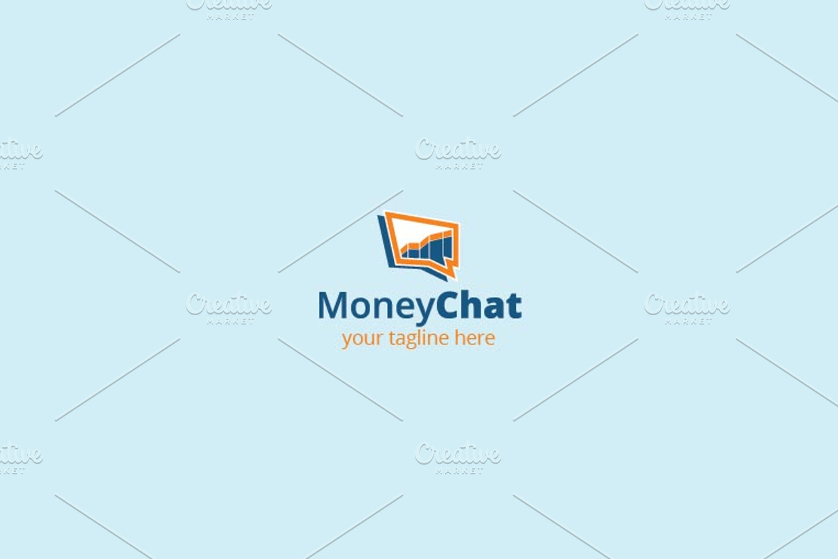 Money Chat Logo, a Branding & Logo Template by arace