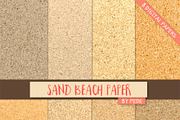 Sand beach digital paper, a Texture Graphic by PeDe Designs