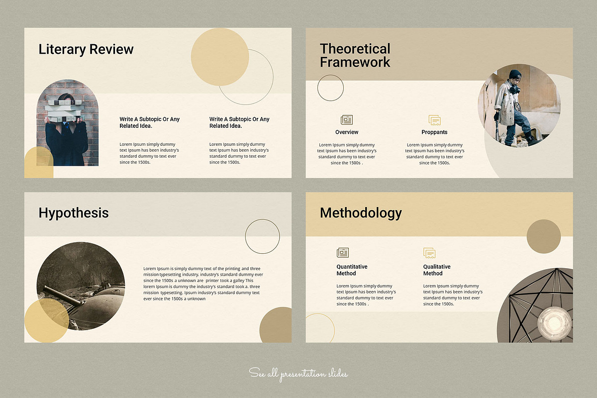 Thesis Defense Presentation Template, a Presentation Template by ...