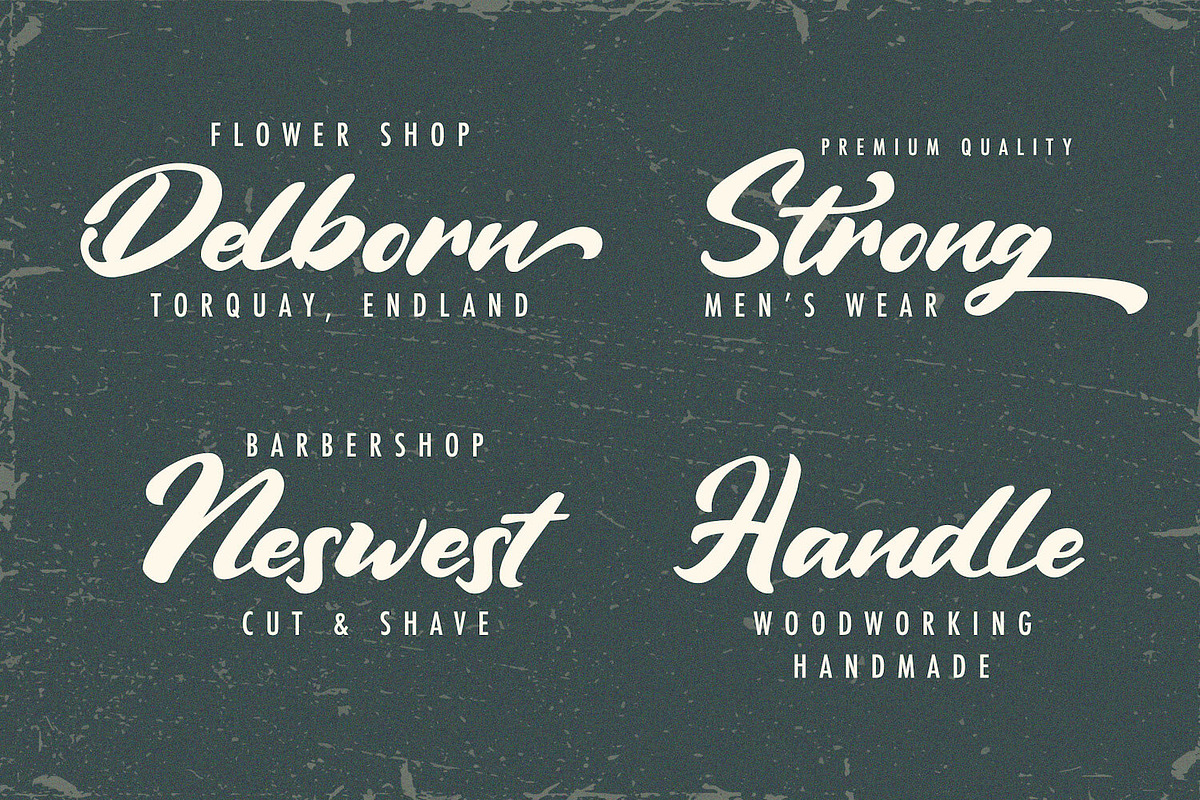 Vintage Style - Bold Script Font, a Script Font by StringLabs