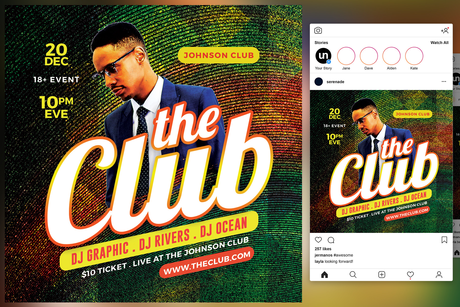The Club Flyer, a Flyer Template by KiraYamato Design Studio