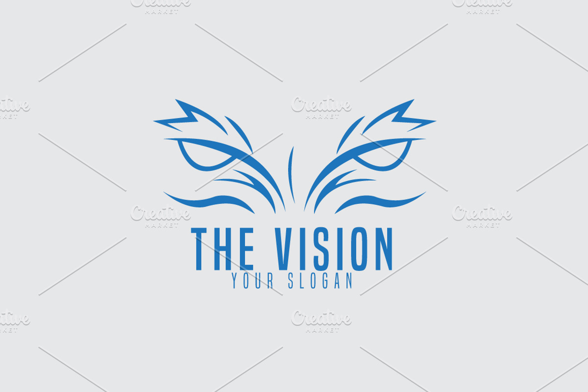 The Vision Logo, a Branding & Logo Template by Sahade Studio