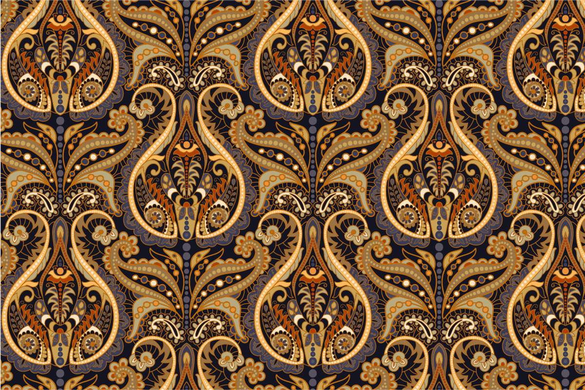 10 Vintage Paisley Patterns, a Pattern Graphic by Sunny_Lion