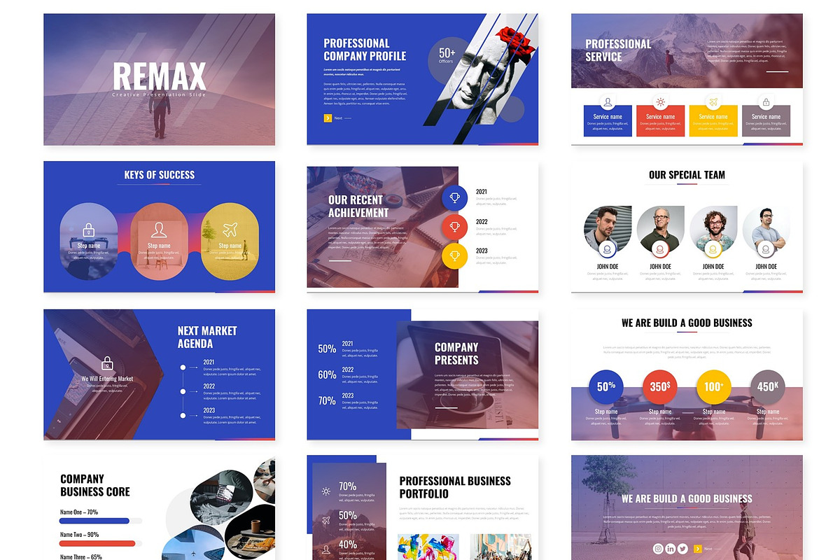 remax - Powerpoint Template, a Presentation Template by AQR Studio