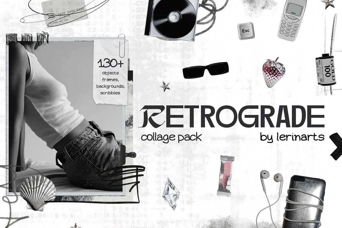 RETROGRADE Collage Pack