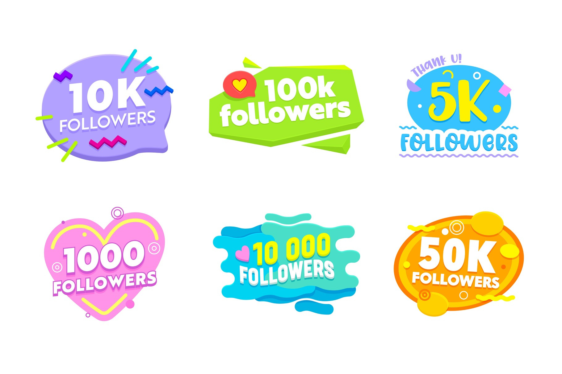 Social Media Templates and Elements, a Texture Graphic by Double Bubble