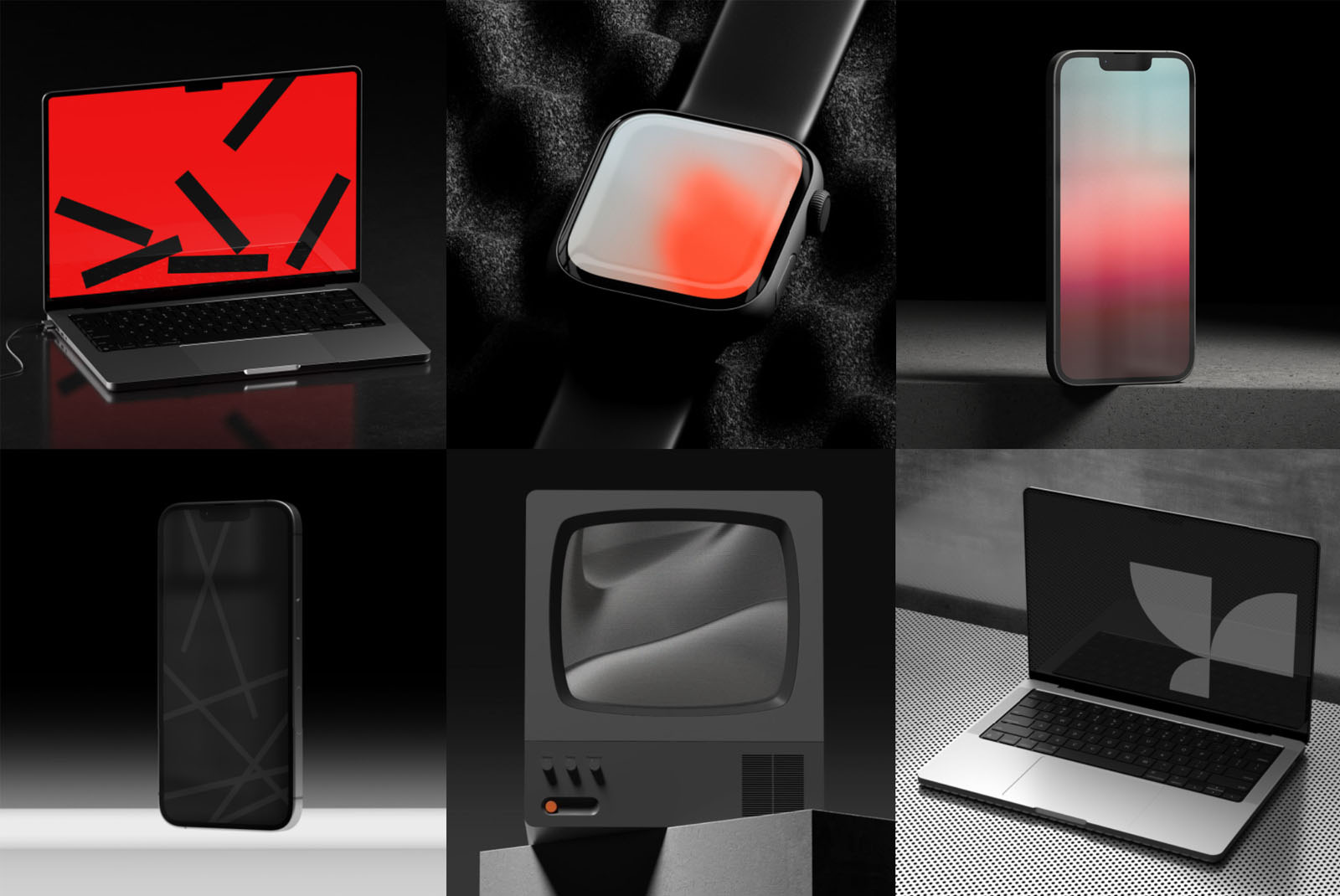 Tech Mockup Bundle VOL II