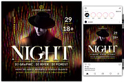 Night Flyer | Flyer Templates ~ Creative Market