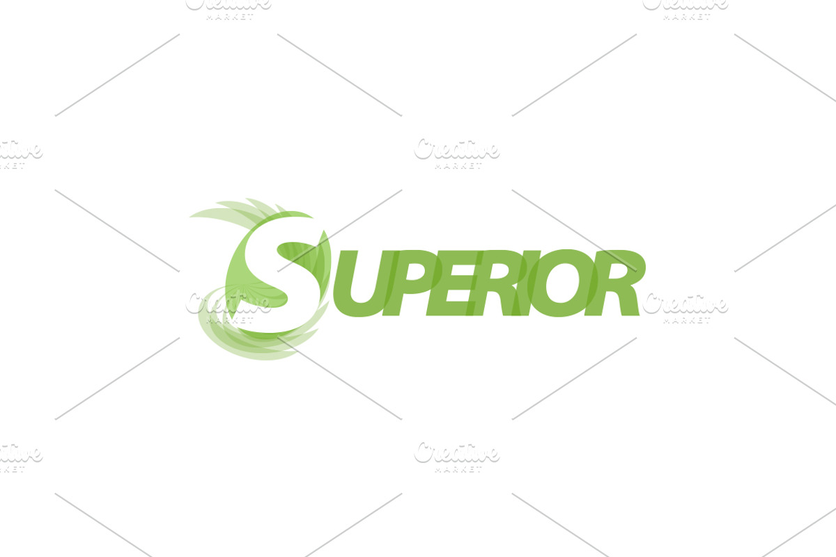 Logo template | SUPERIOR, a Branding & Logo Template by Leonard Posavec