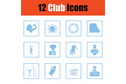 Club icon set, an Icon by Pavel Vectors