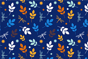 Seamless pattern Blue summer, a Pattern Graphic by Sunny_Lion