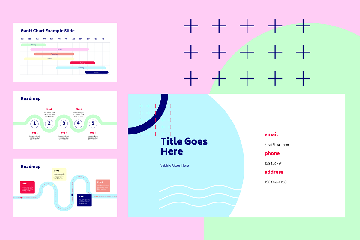 Pastel Pattern Google Slide Template