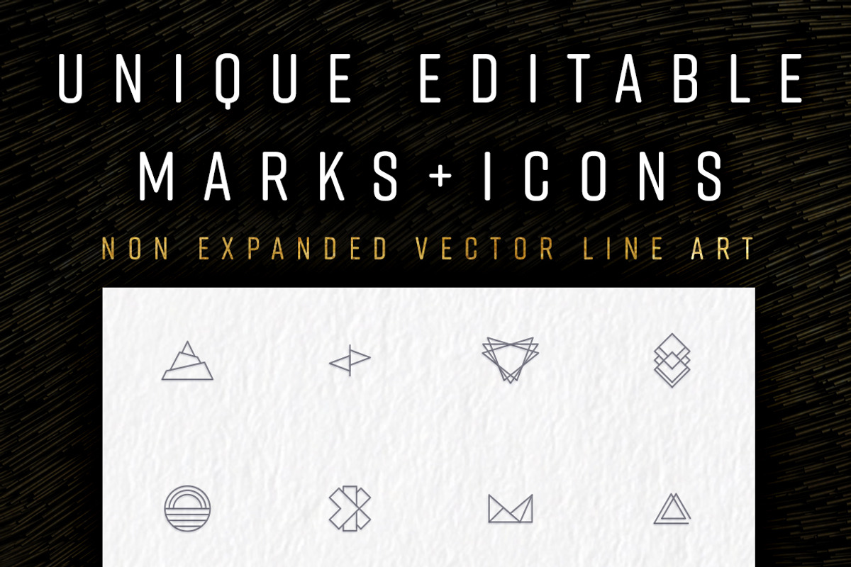 60 Minimal Geometric monoline logos, a Branding & Logo Template by ...