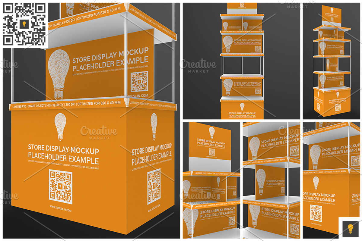 Store Display Mockup, an Advertising Mockup by Shocky Design Studio
