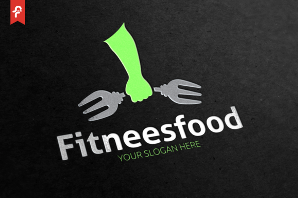Fitness Food Logo, a Branding & Logo Template by ft.studio