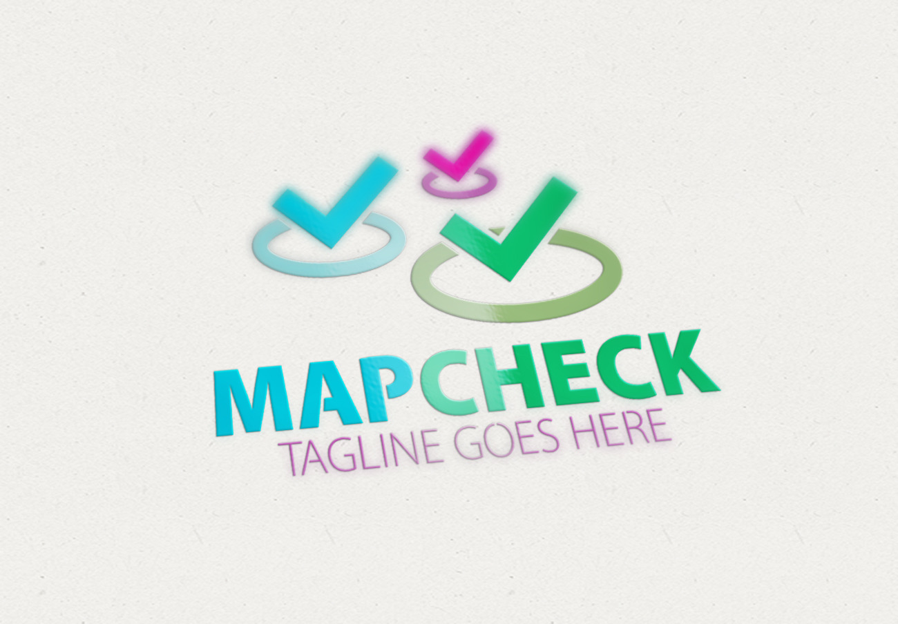 Map Check Logo, a Branding & Logo Template by essegraphic