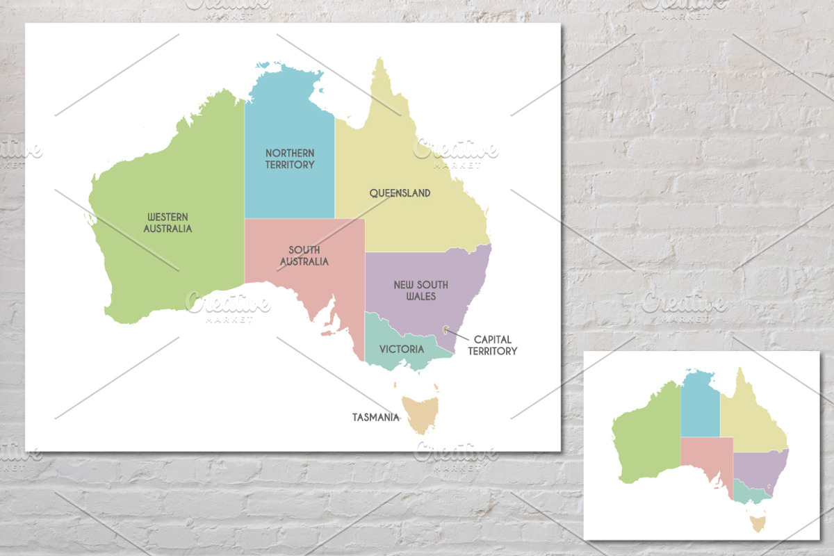 Australia Vector Maps Collection