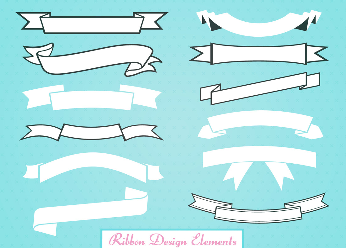 Digital ribbons, a Graphic by Pelican graphics | Creative Market