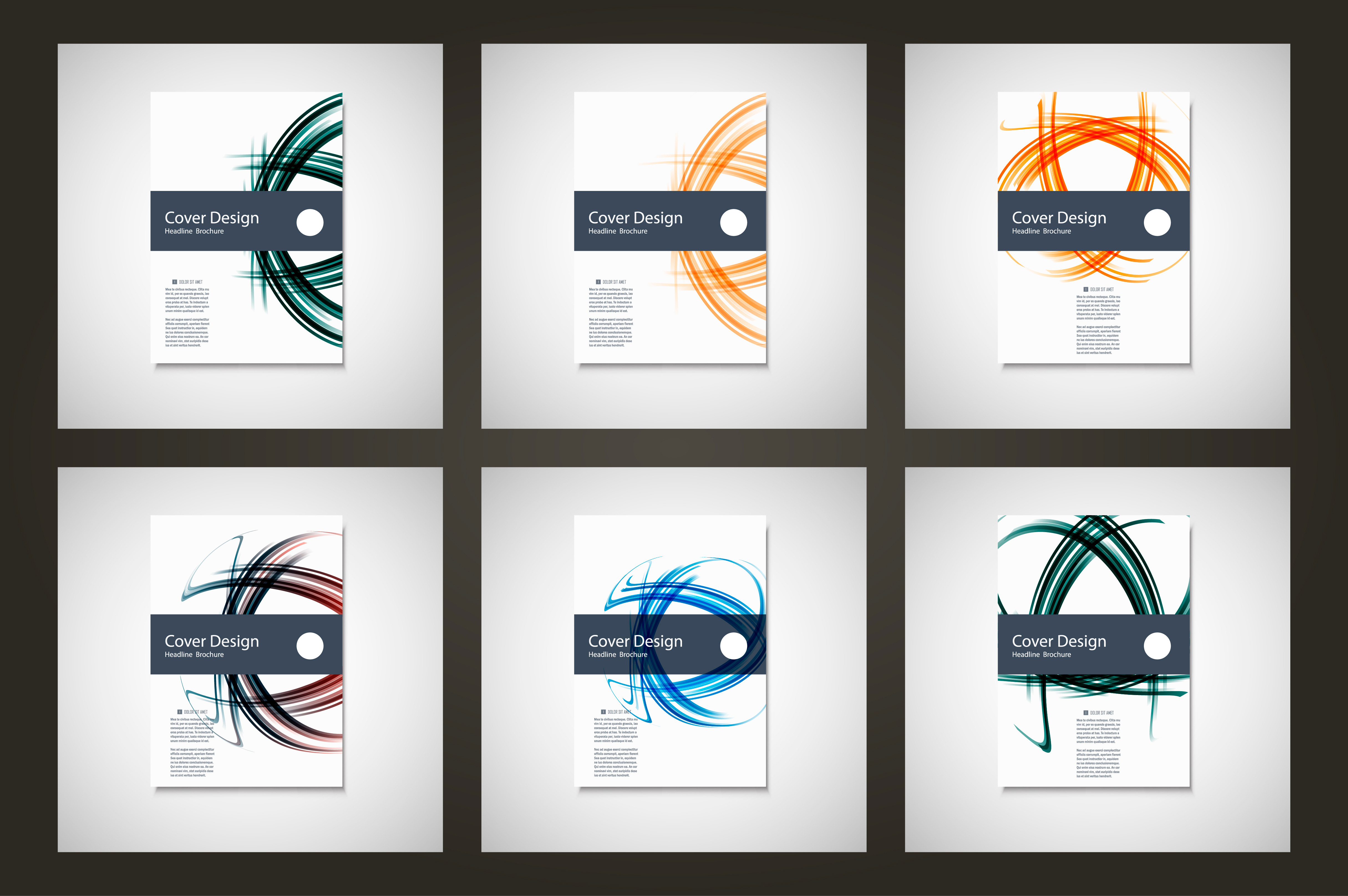 Abstract line brochure design Vol.5, a Brochure Template by Haisonok