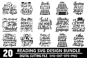 Reading Quotes SVG Cut Files Bundle