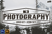 Photography Logo Kit and Icon Set, a Branding & Logo Template by Matt ...