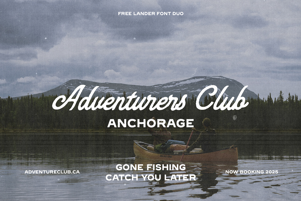 Free Lander - Font Duo + Extra, a Handwritten Font by Davide Bassu