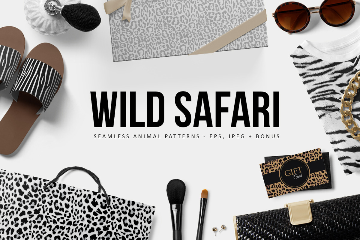 Wild Safari leopard Patterns, a Pattern Graphic by Tabita's shop ...