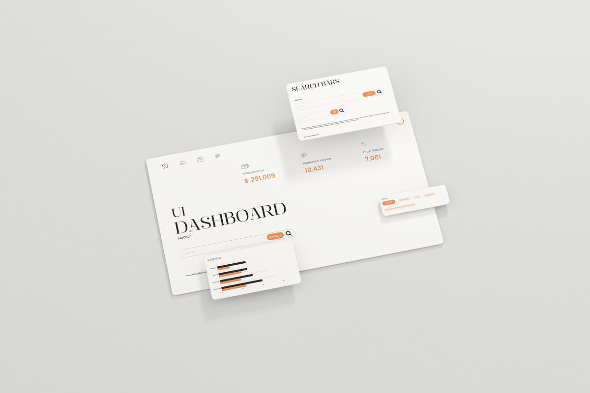 Ui Mockup Bundle, Website Mockup Set