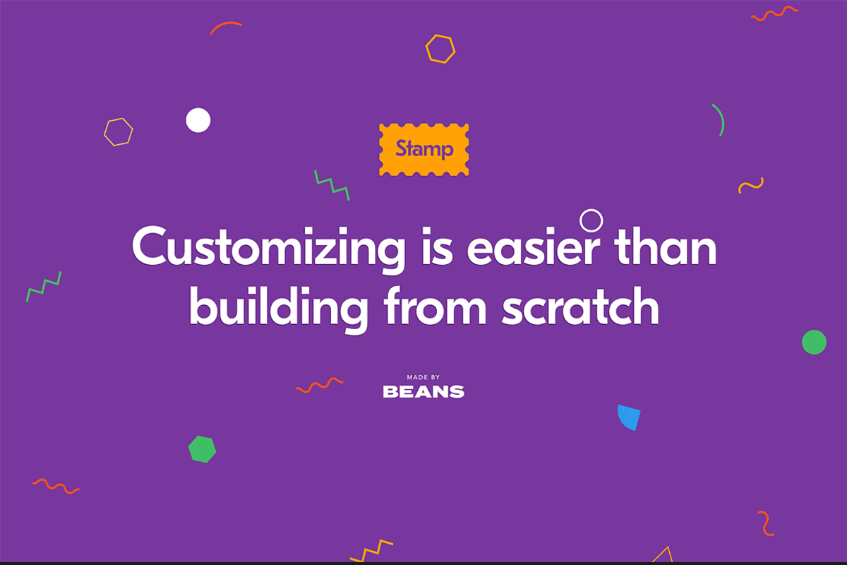 Stamp – UI Cards, an UI Kit Template by Beans UI Goods