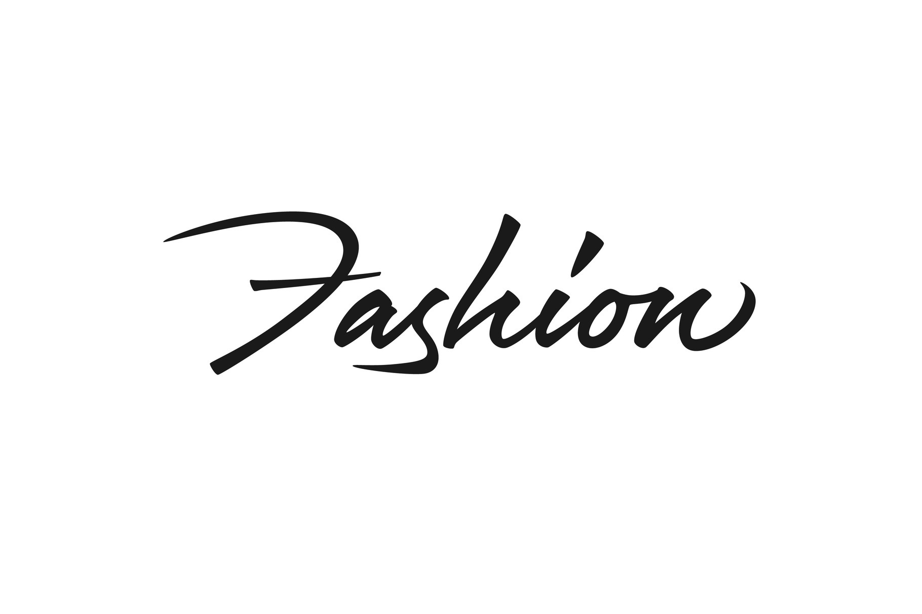 Fashion vector lettering, a Branding & Logo Template by Zagach Letters