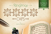 Ringlings Deco Caps, a Sans Serif Font by Yanky Goldman | Creative Market