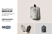 Spout Pouch Mockup, a Packaging Mockup by bimockup | Creative Market