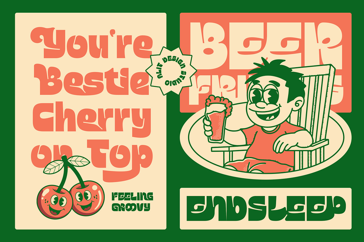 Anya Forger Typeface, a Sans Serif Font by alit design