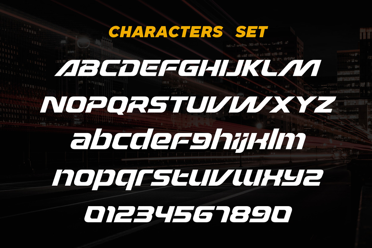 VANGO - Automotive Speed Font, a Font by Konstantine Studio