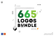 665 Logos Bundle, a Branding & Logo Template by vuuuds