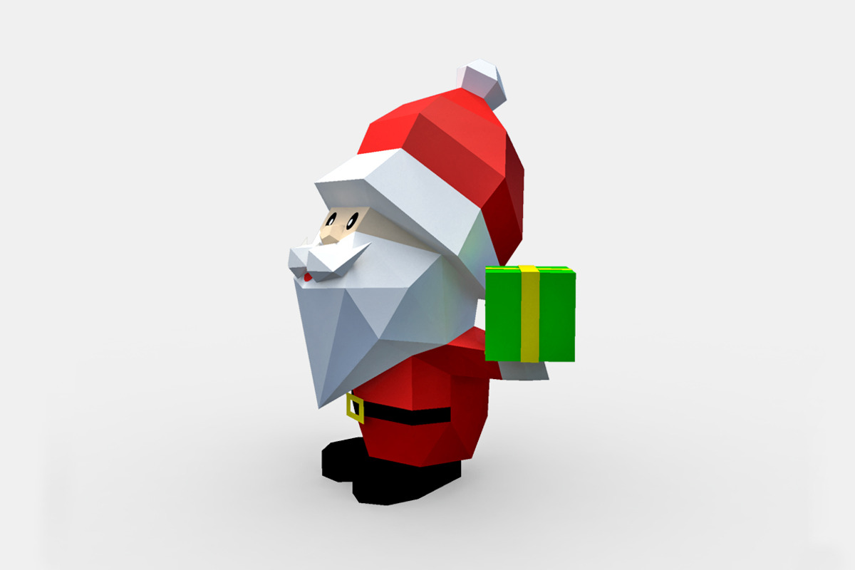 DIY Santa Claus - 3d papercraft, a Templates & Theme by PAPER amaze