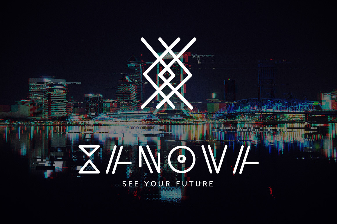Futuristic & Geometric shape logo, a Branding & Logo Template by ...