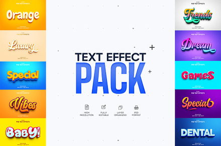 Game Logo Text Effect Styles Bundle | Layer Styles ~ Creative Market